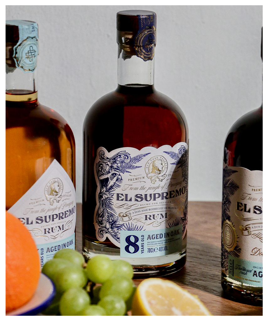 El Supremo 8 Rum - Aged in Oak - Höchste Qualität aus Paraguay