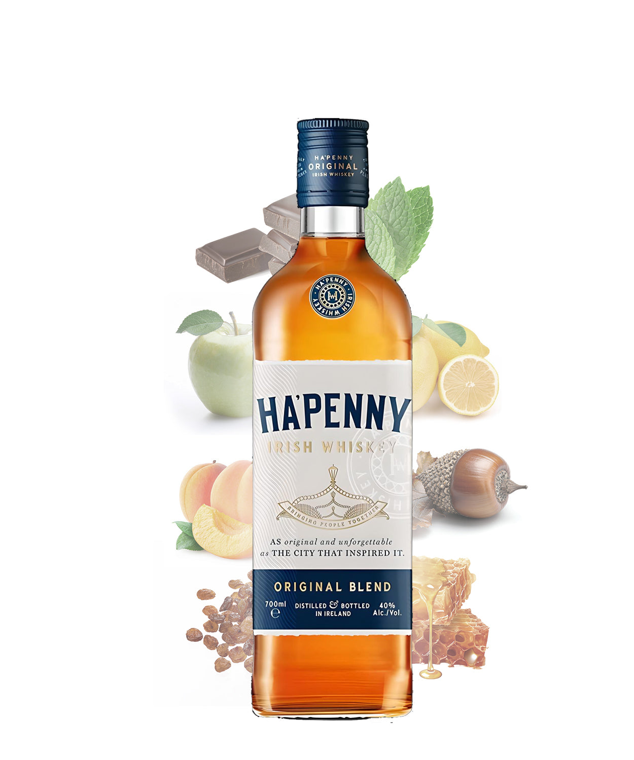 Ha´Penny Irish Whiskey Original - 0,7L - 40% Vol. - Blended Whiskey aus ...